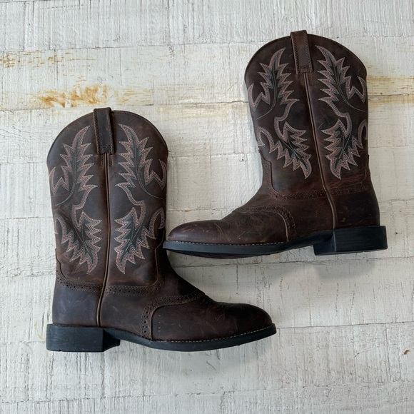 Ariat | Shoes | Ariat Heritage Stockman Western Boots Womens Size 9 ...